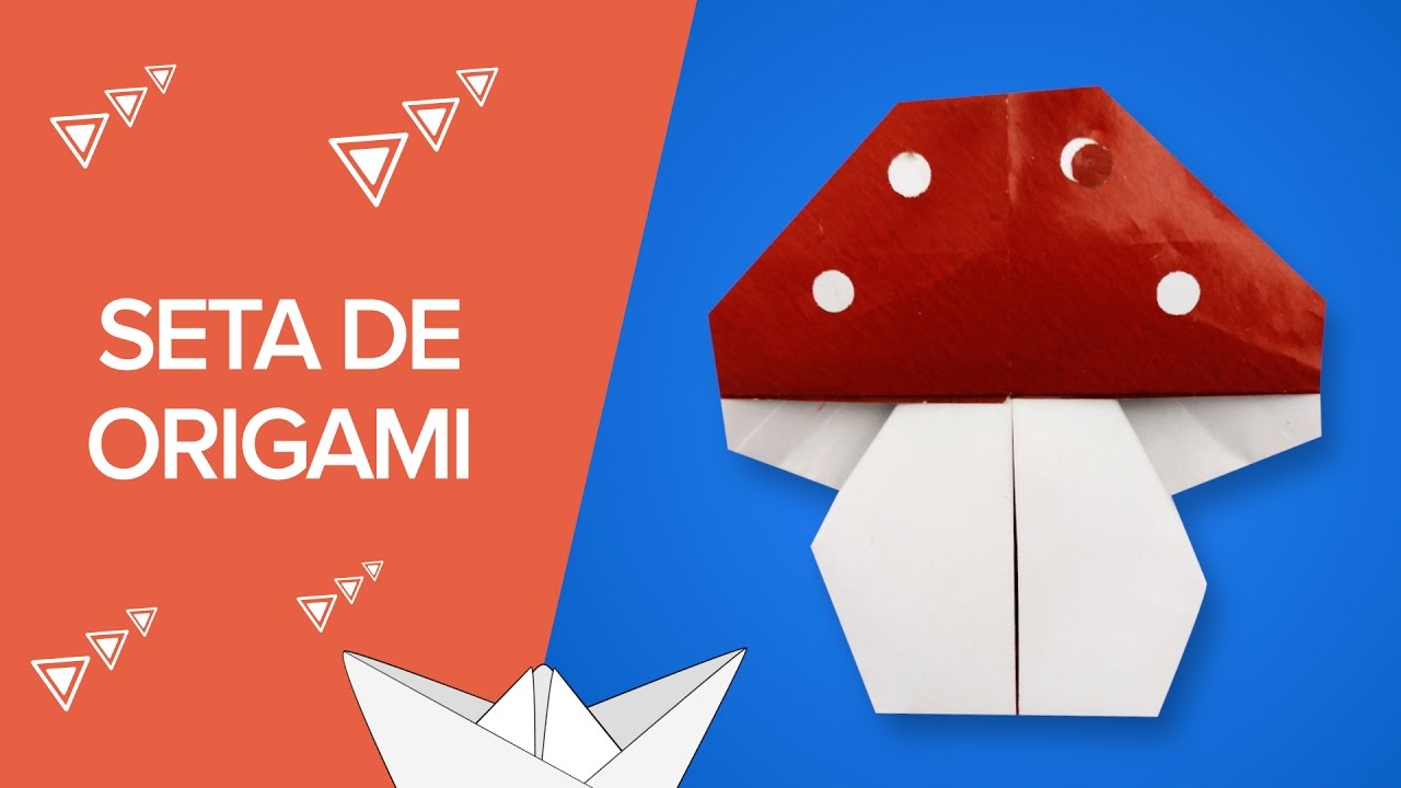 Seta de origami | Papiroflexia para niños - YouTube