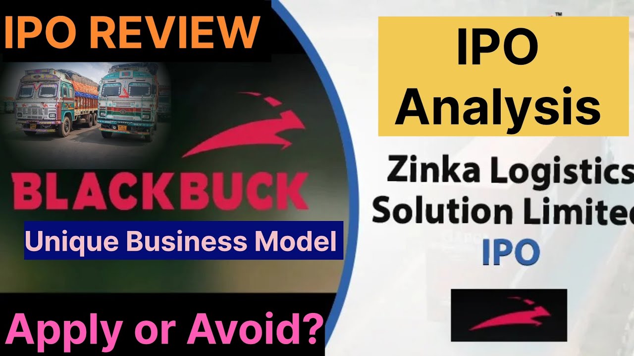 Zinka Logistics IPO Review Telugu . Blackbuck IPO Review . Listing ...