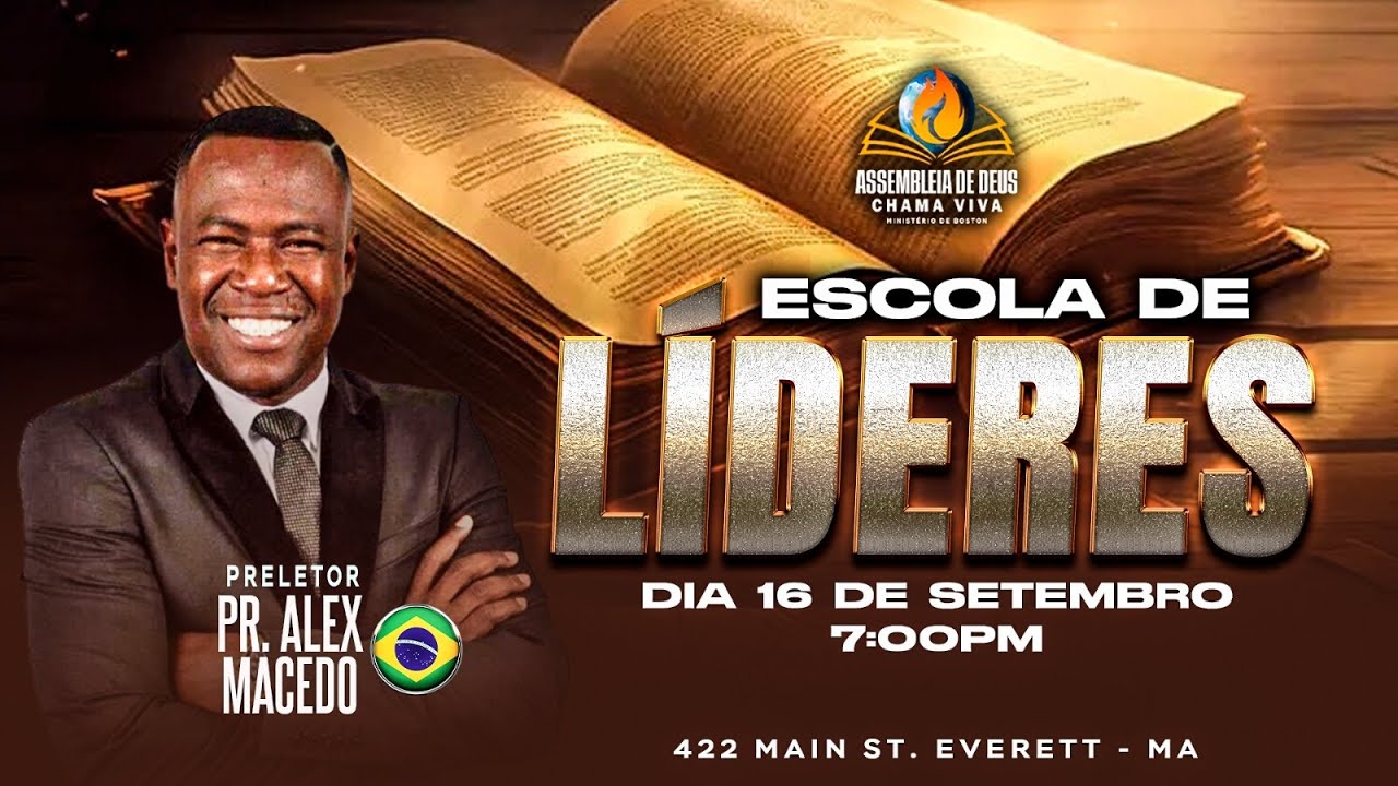 Pr. Alex Macedo | Escola de Lideres | AD Chama Viva - YouTube