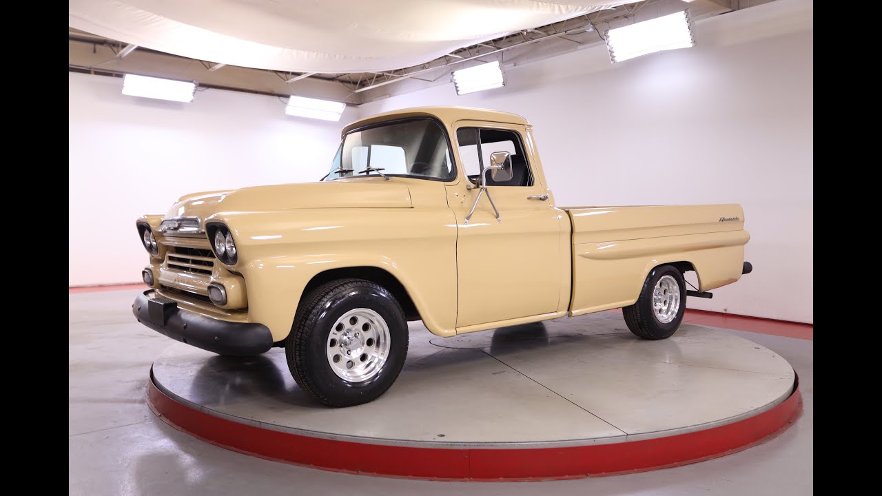 1959 CHEVROLET APACHE FLEETSIDE - YouTube