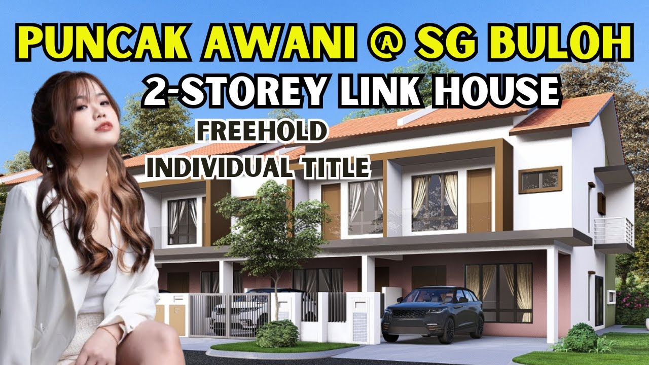 Puncak Awani freehold 2-storey link house in Sungai Buloh. - YouTube