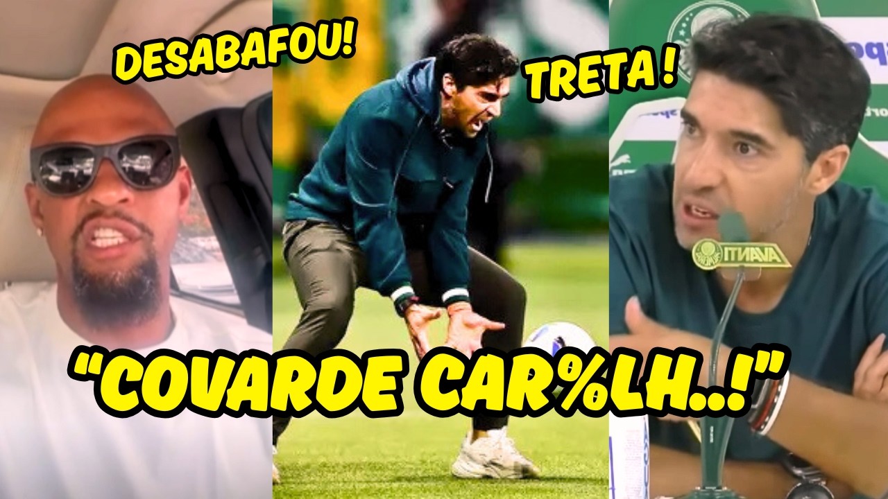 "EU NUNCA VI ESSA ATITUDE, CAR%LH..!" FELIPE MELO REBATE TRETA DE ABEL ...
