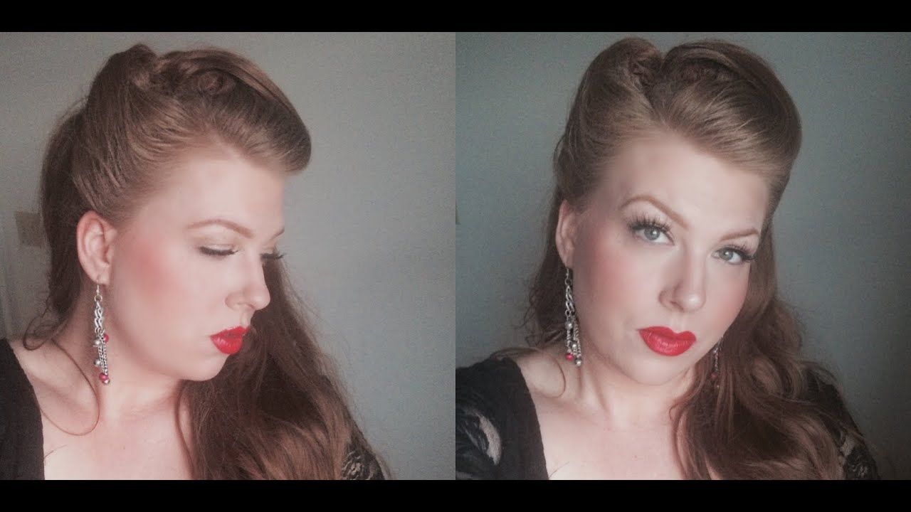 40's/Old Hollywood Makeup Tutorial - YouTube