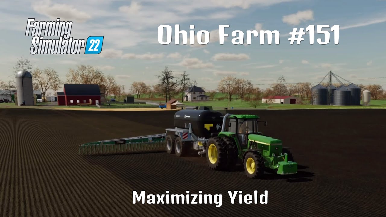 OHIO FARM #151 / Maximizing Yield / Farming Simulator 22 PS5 Let's Play ...