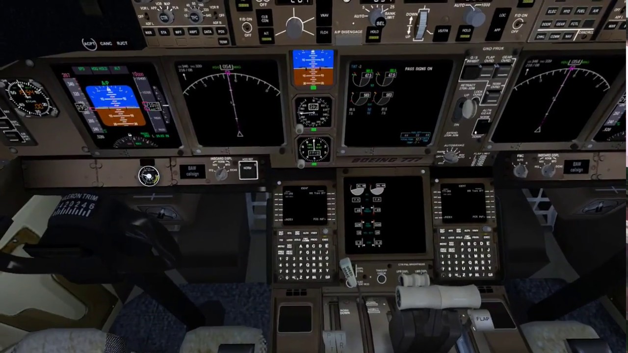 Flightgear - Testing 777-200 performance. - YouTube