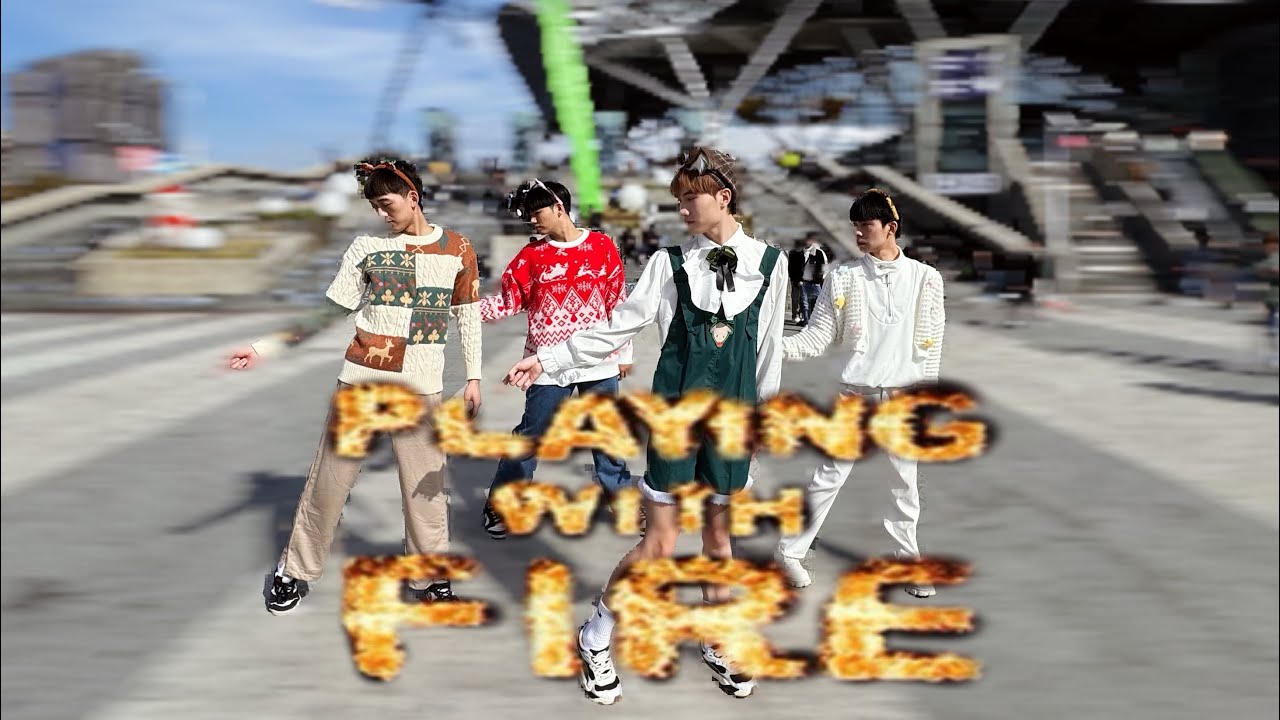 [K-POP IN PUBLIC| ONE TAKE] BLACKPINK-"PLAYING WITH FIRE "Dance Cover ...