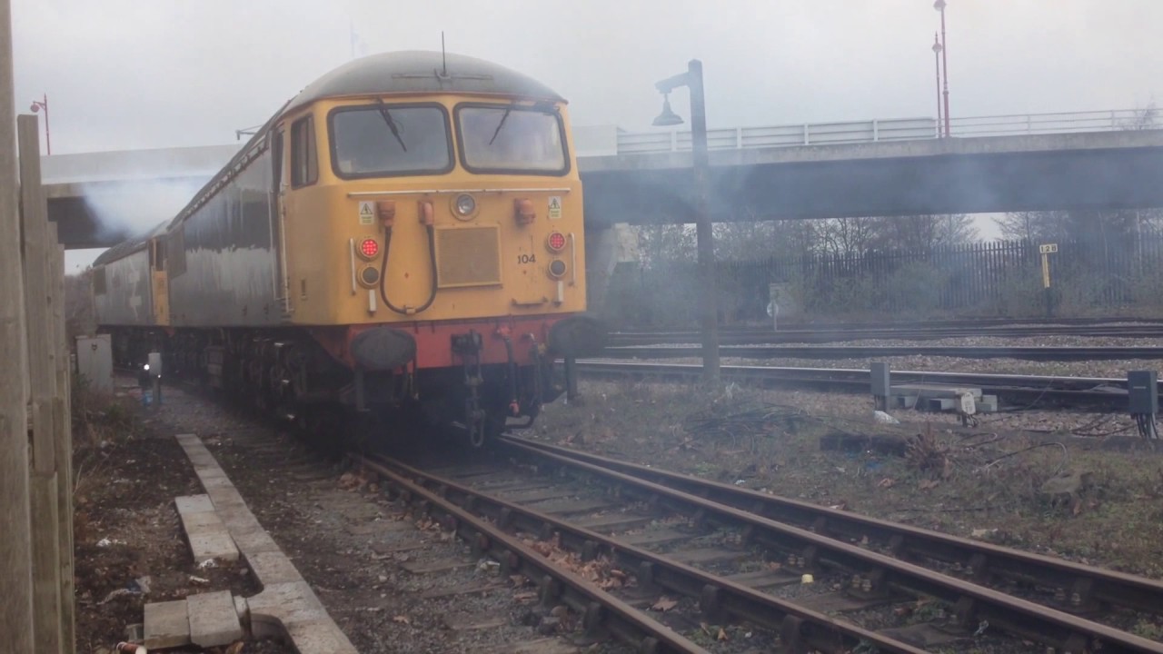 Class 56 098/104 clagging through Derby (10/02/2017) - YouTube