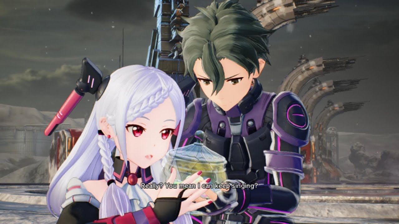 Eiji and Yuna 3d Scene ( Sword Art Online Fatal Bullet ) - YouTube