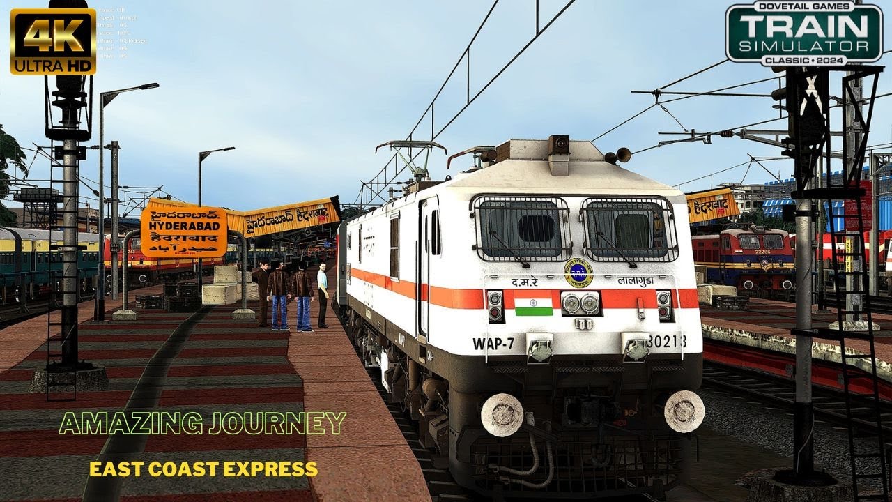 18046 East Coast Express || Train Simulator || #trainsimulator #train # ...