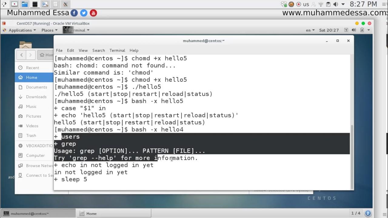 46 RHCE7 Introduction to Bash Shell Scripting - YouTube