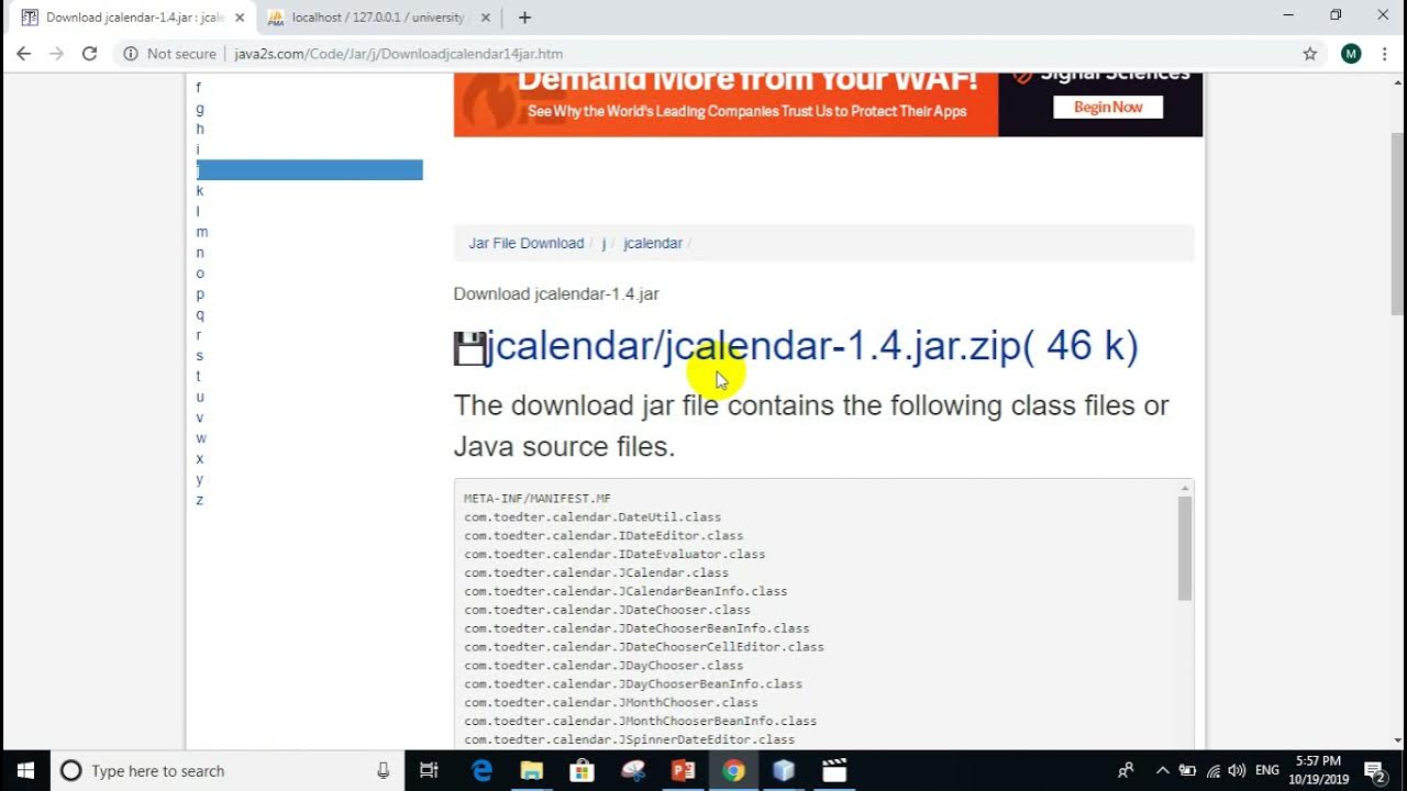 10 Download jcalendar and Add To NetBeans - YouTube