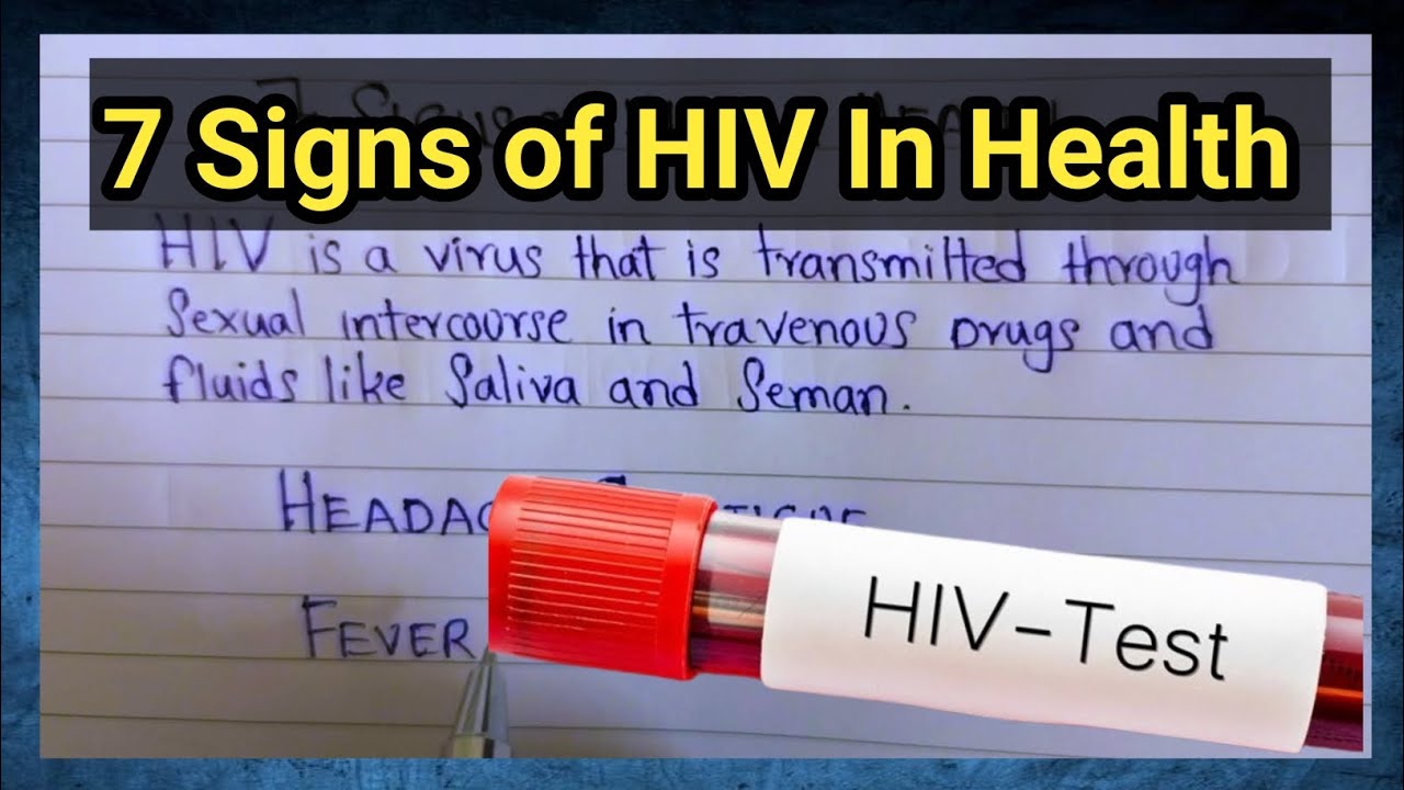 7 Signs of HIV In Health - YouTube