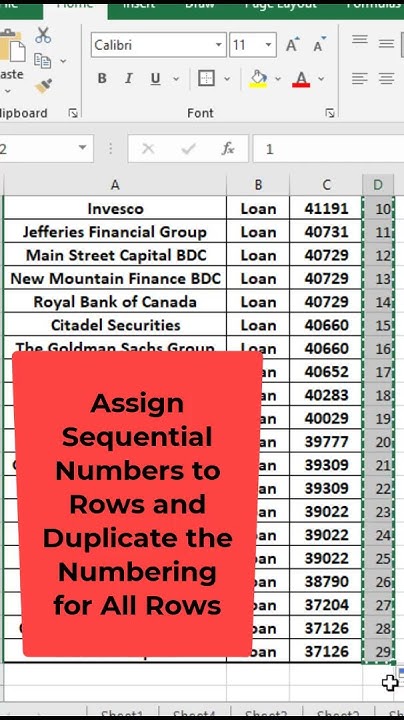 How to Insert a Blank Row After Each Row in Excel #excelhacks #Excel Tricks & Tips - YouTube