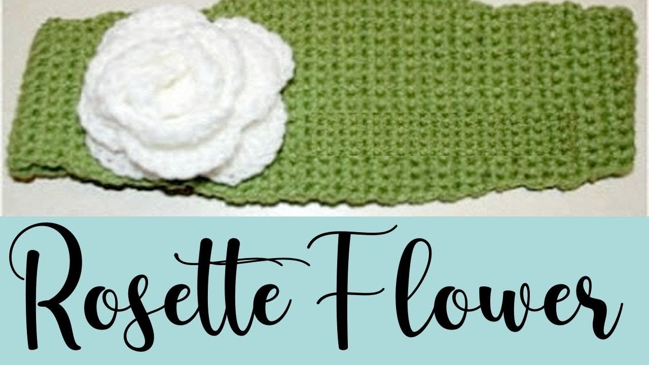 Crochet Rosette Flower Tutorial Part 2 | Step-by-Step Instructions ...