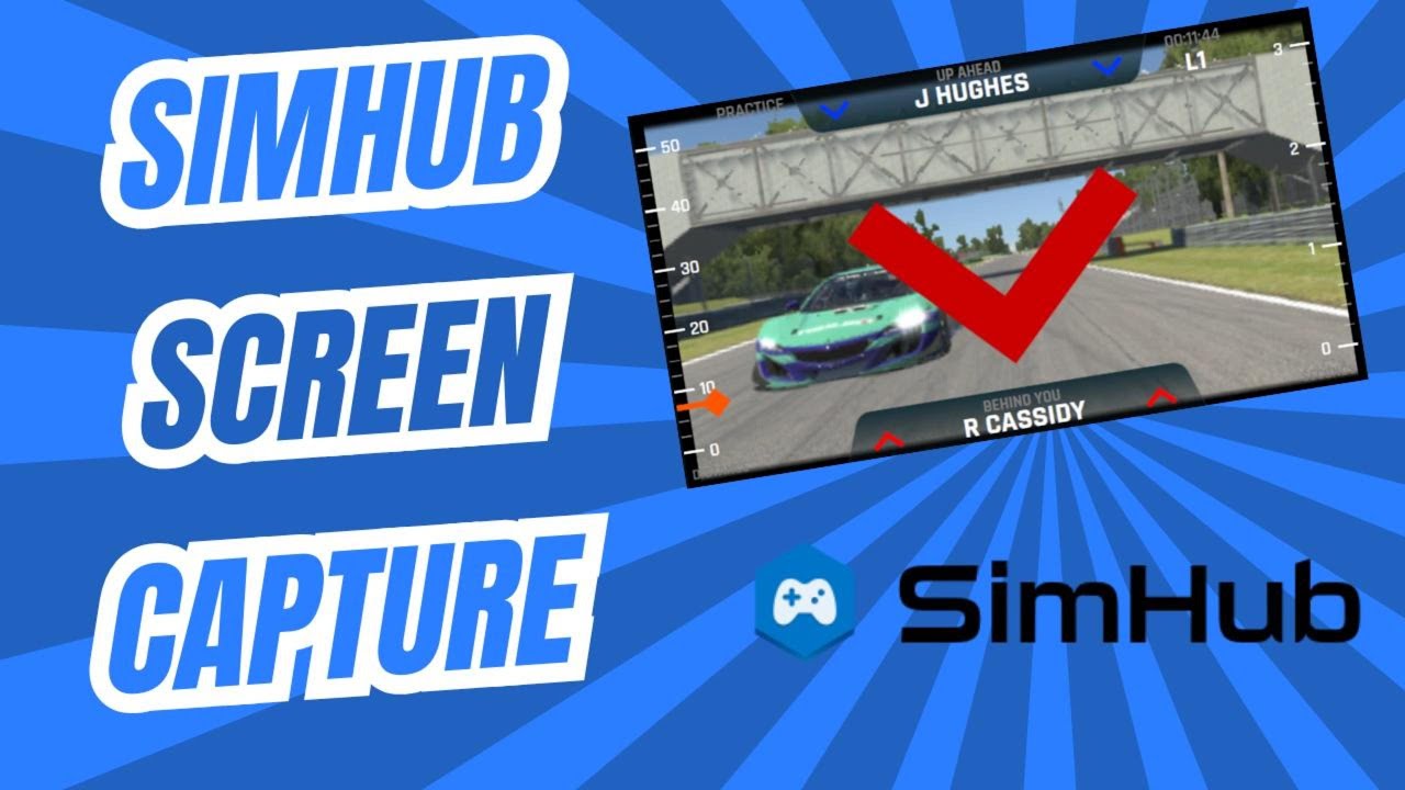 SimHub Screen Capture: Easy and Simple #simhub #simracingstudio # ...