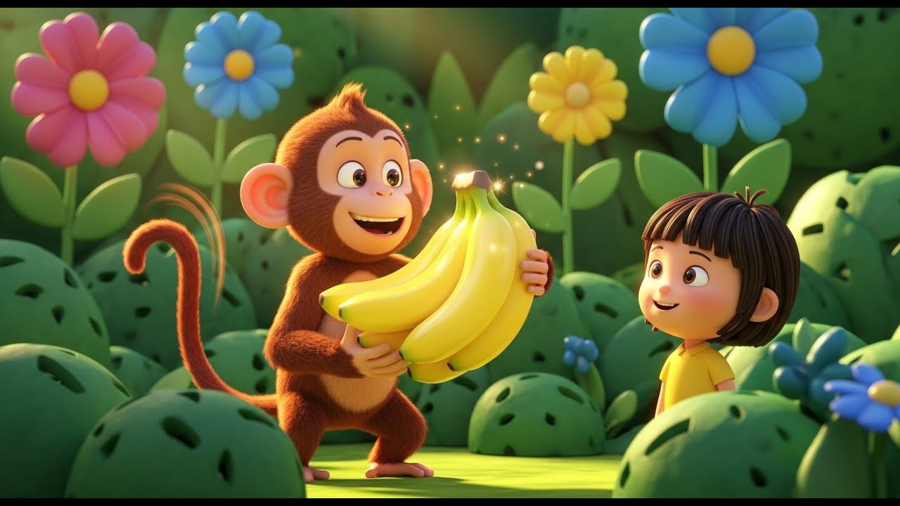 El Mono que Amaba los Plátanos | Rimas Infantiles y Canciones para ...