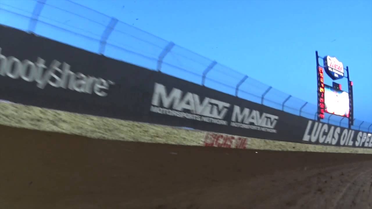 USMTS Jason Hughes In Car Camera Lucas Oil Speedway - YouTube