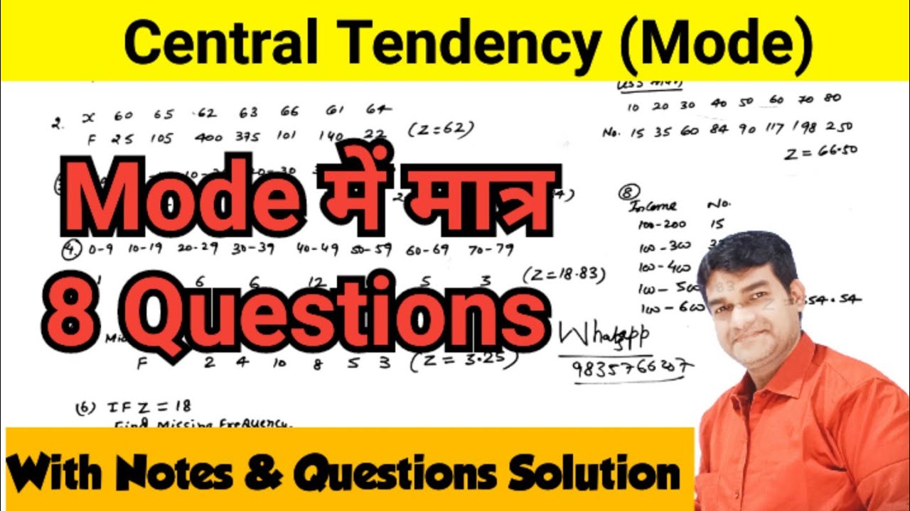 Mode | Meaning | Calculation | Business Statistics | Grouping Method ...