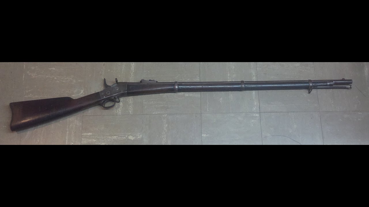 Shooting the New York state .50-70 Remington rolling block - YouTube