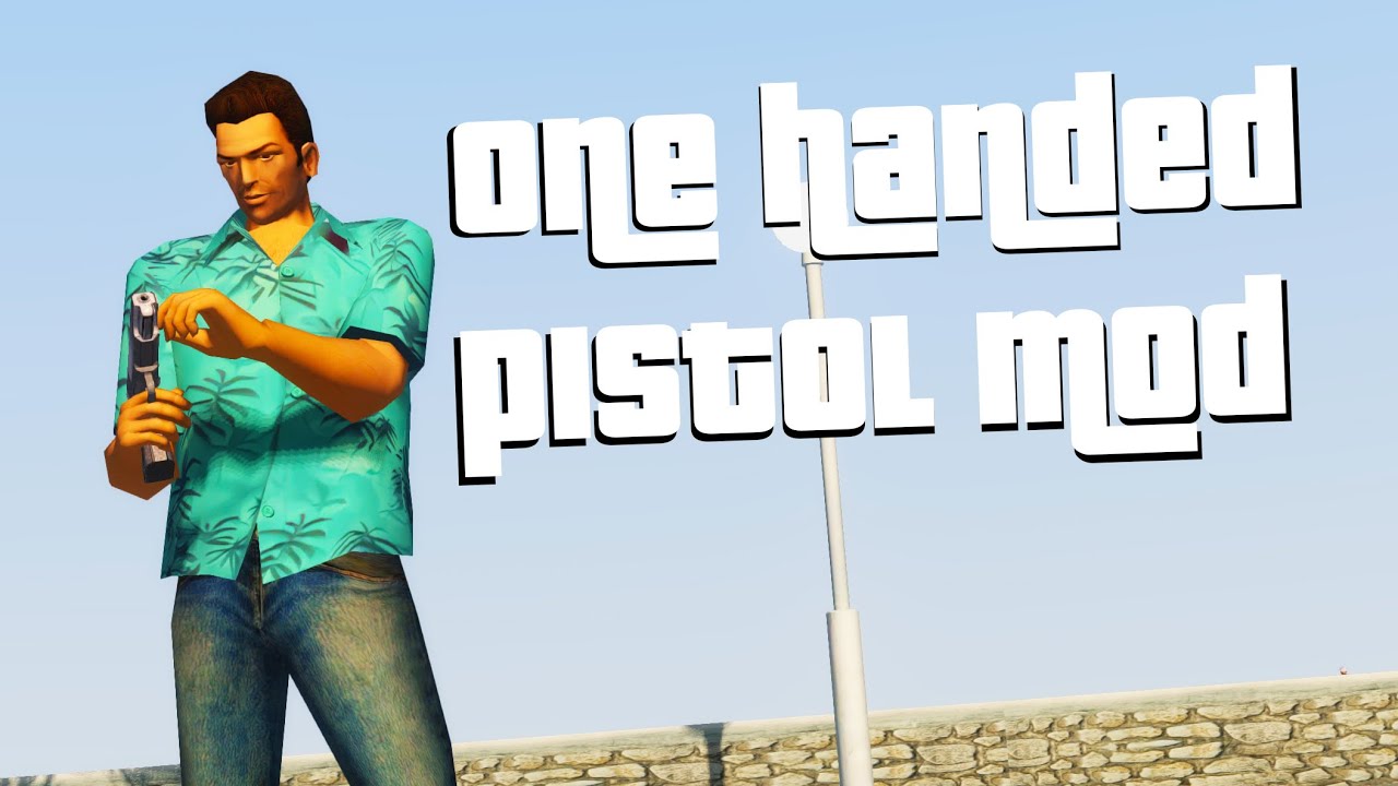 GTA IV PC - One Handed Pistol Mod Showcase - YouTube