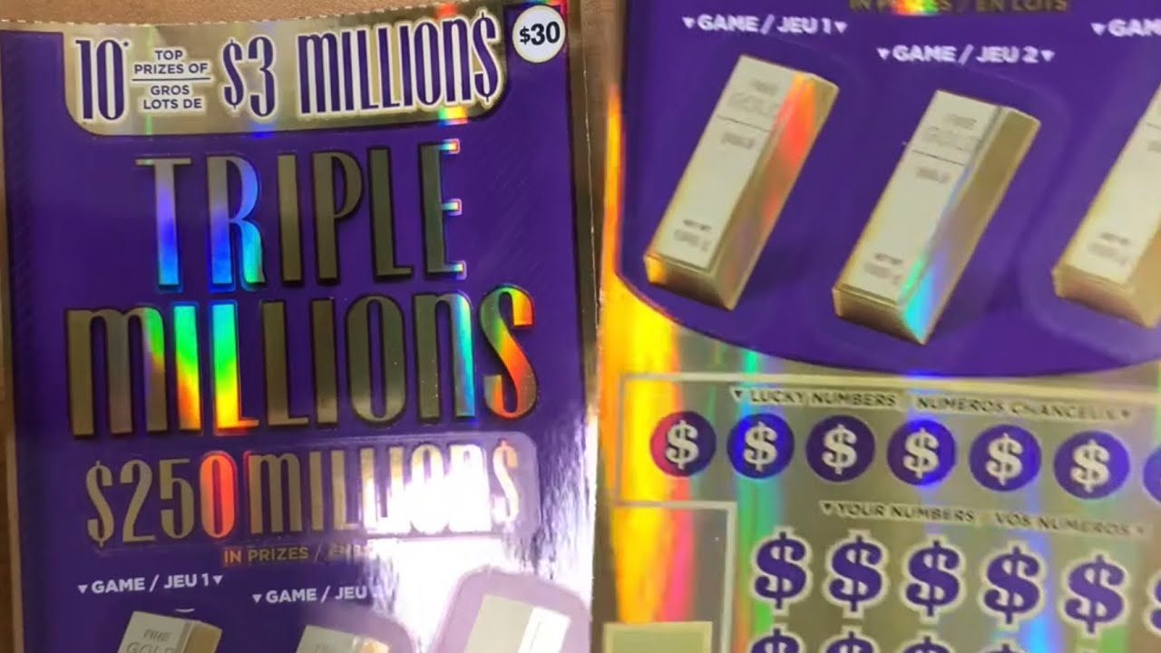 TRIPLE MILLIONS OLG ☘️BIG WIN☘️ scratch ticket - YouTube