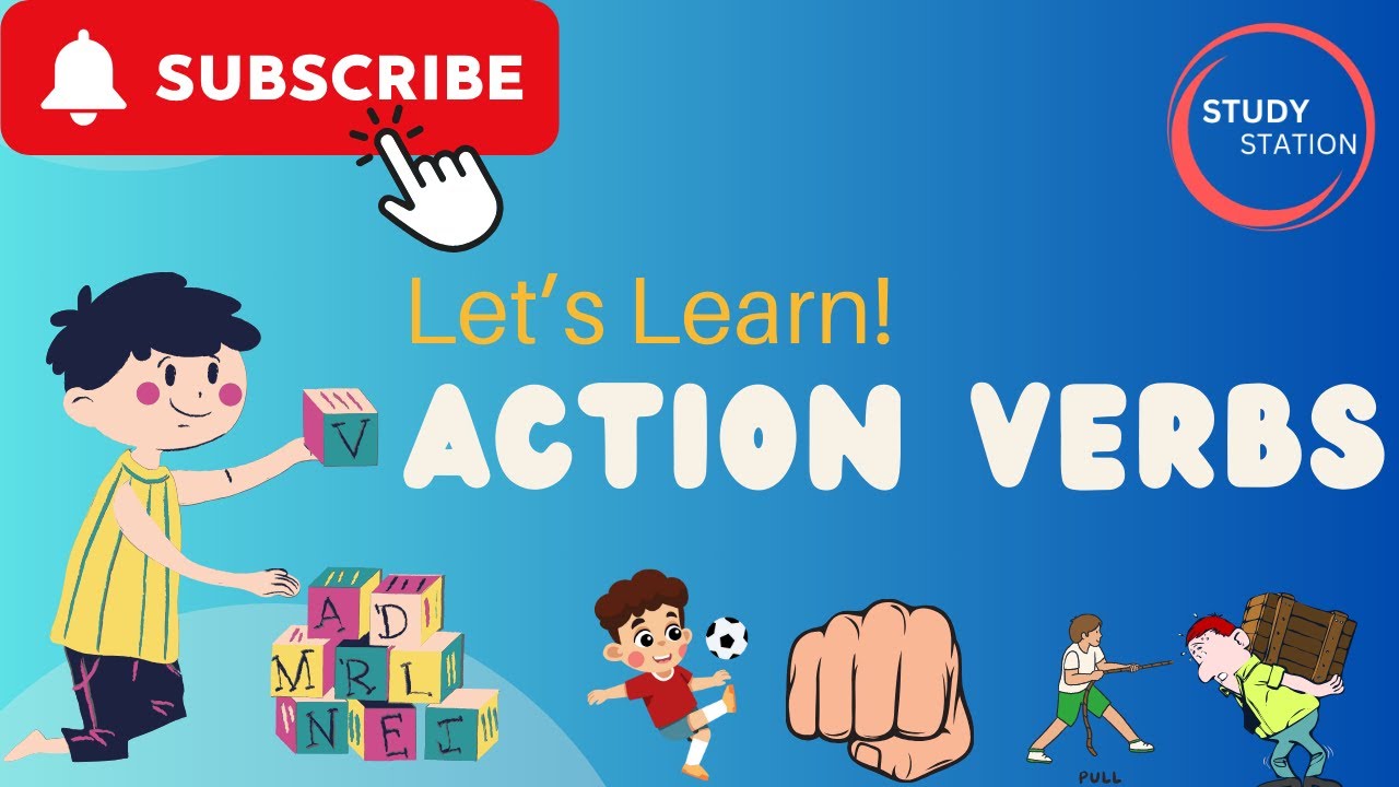 Action Verbs | Action Verbs in English | Action Verbs for Kids | Action ...