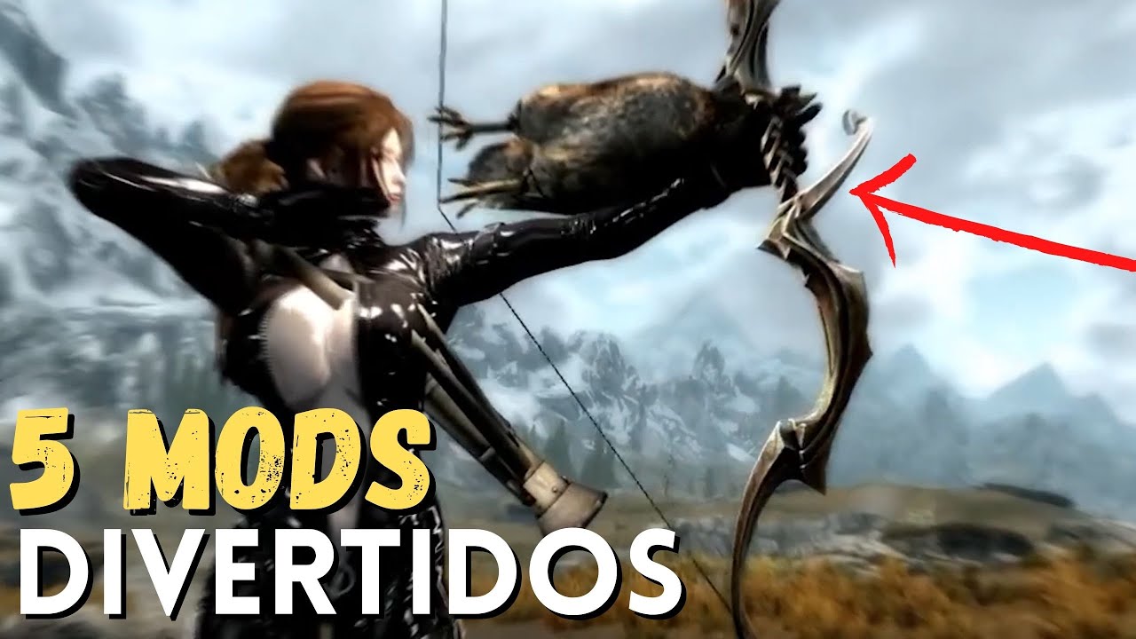 5 MODS DIVERTIDOS PARA SKYRIM (FUNNY MODS) - SKYRIM SPECIAL EDITION ...