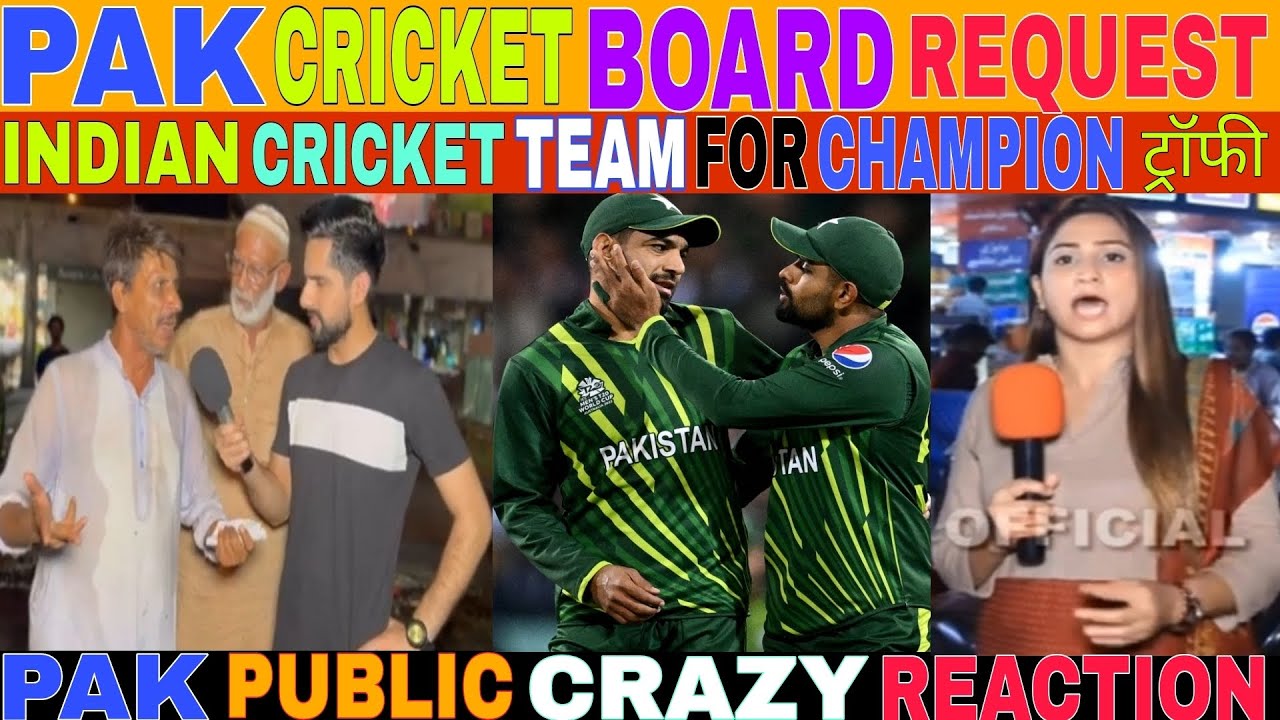PAK CRICKET BOARD REQUESTED FOR INDIAN CRICKET TEAM COME PAK FOR ...