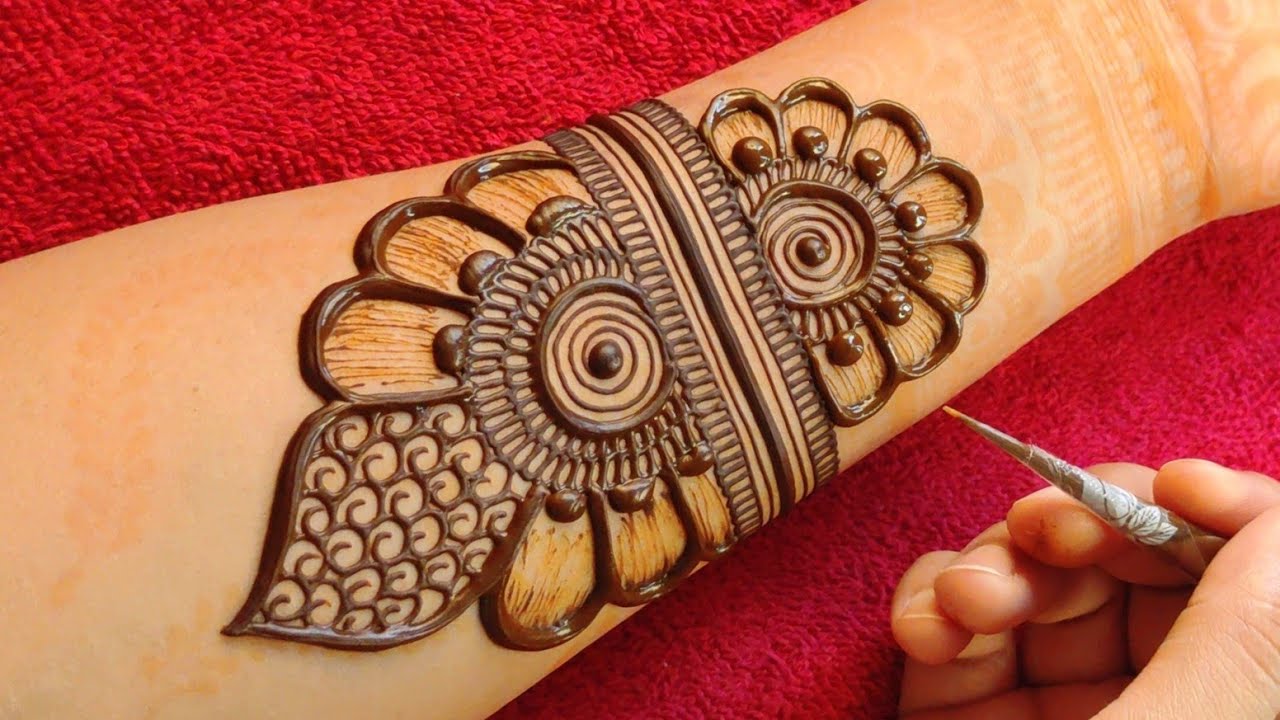 front hand mehndi designs | mehandi ka design | easy mehndi design ...
