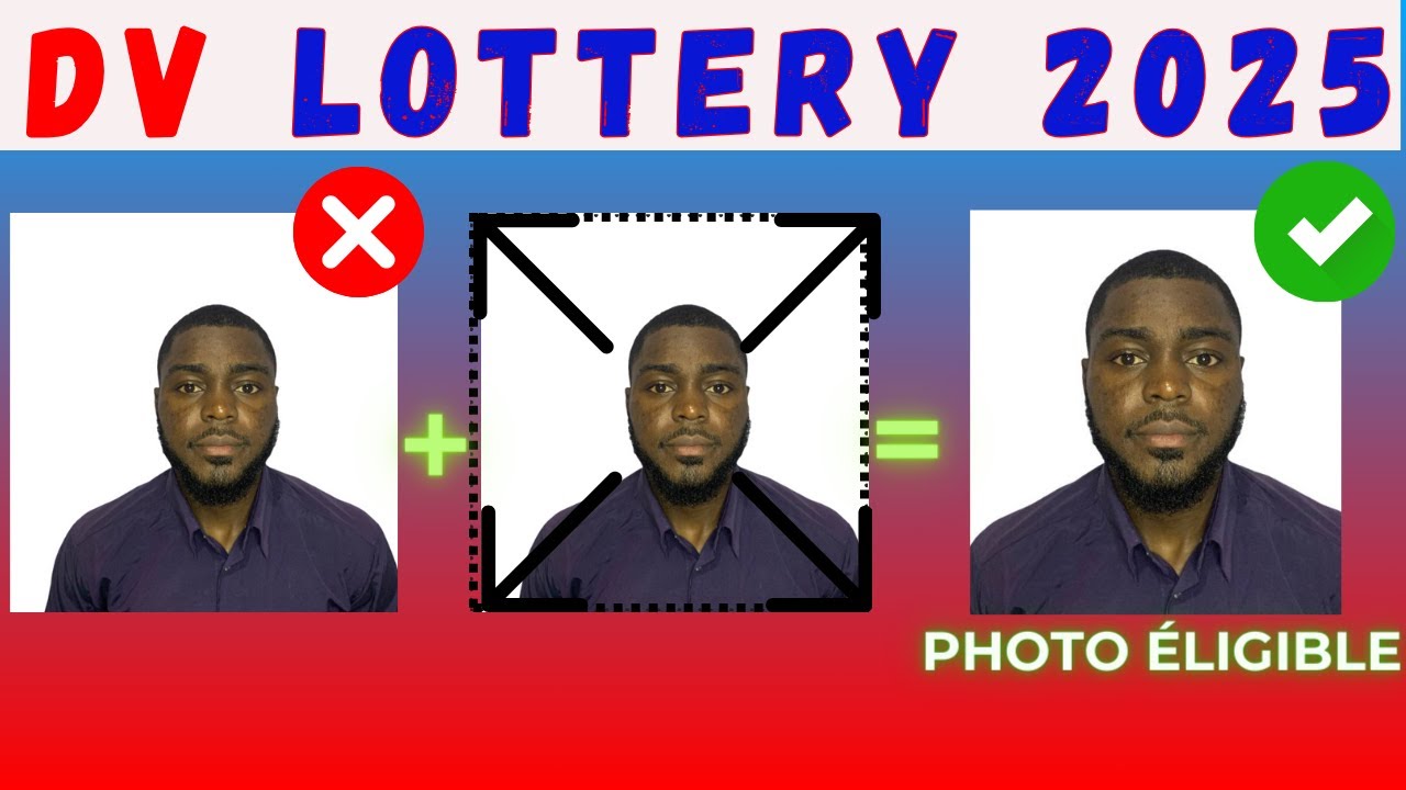 DV LOTTERY 2025 : Comment Redimensionner Votre Photo ( FACILE ) - YouTube