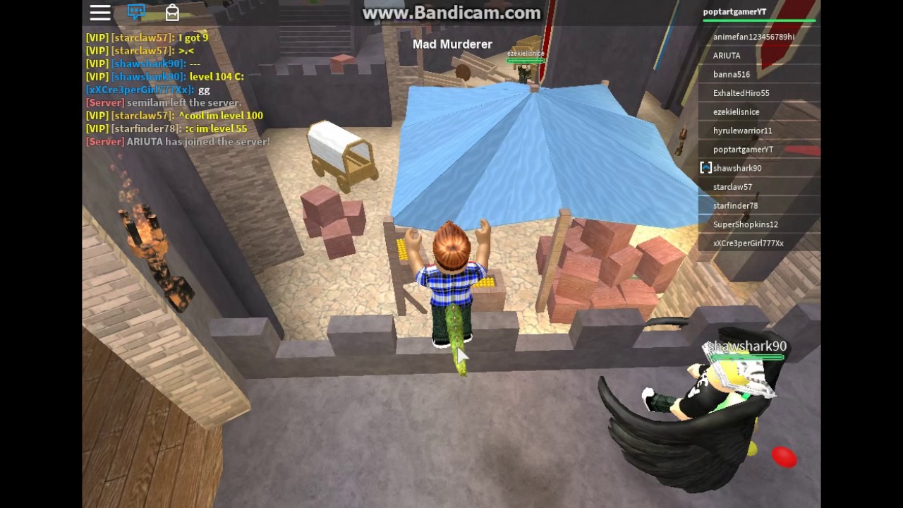 ROBLOX Adventure/Mad Murder gamers/1st gameplay - YouTube