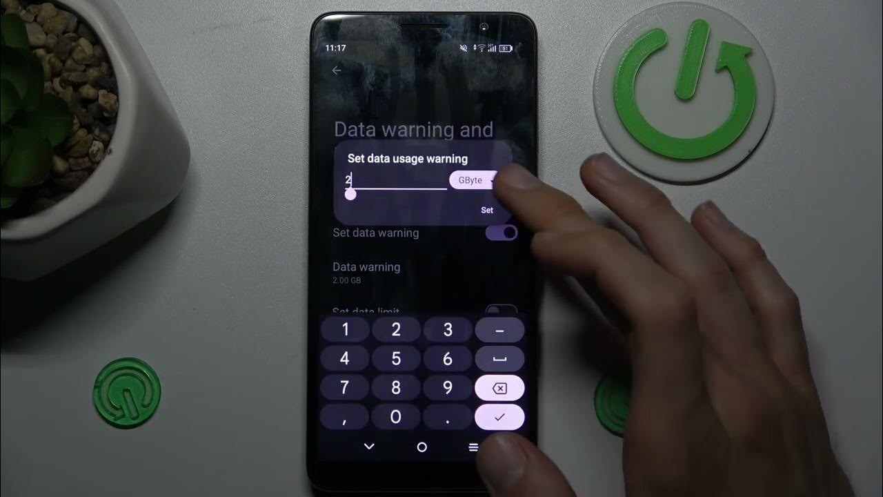 How to Set Mobile Data Limit on TCL 501 - YouTube