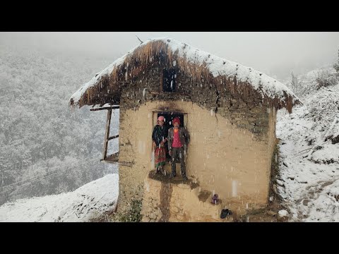 Heavy Snowfall in Winter Season | All Best Compilation Winter Seasonal Video | PrimitiveRuralVillage