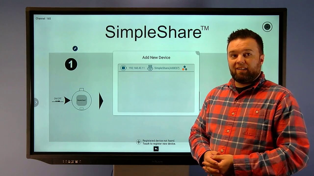 SimpleShare Touch First time set up - YouTube