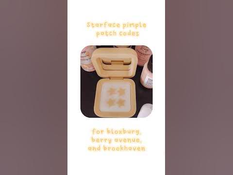 Starface Pimple Patch Codes for Roblox Berry Avenue, Brookhaven, and Bloxburg! - YouTube