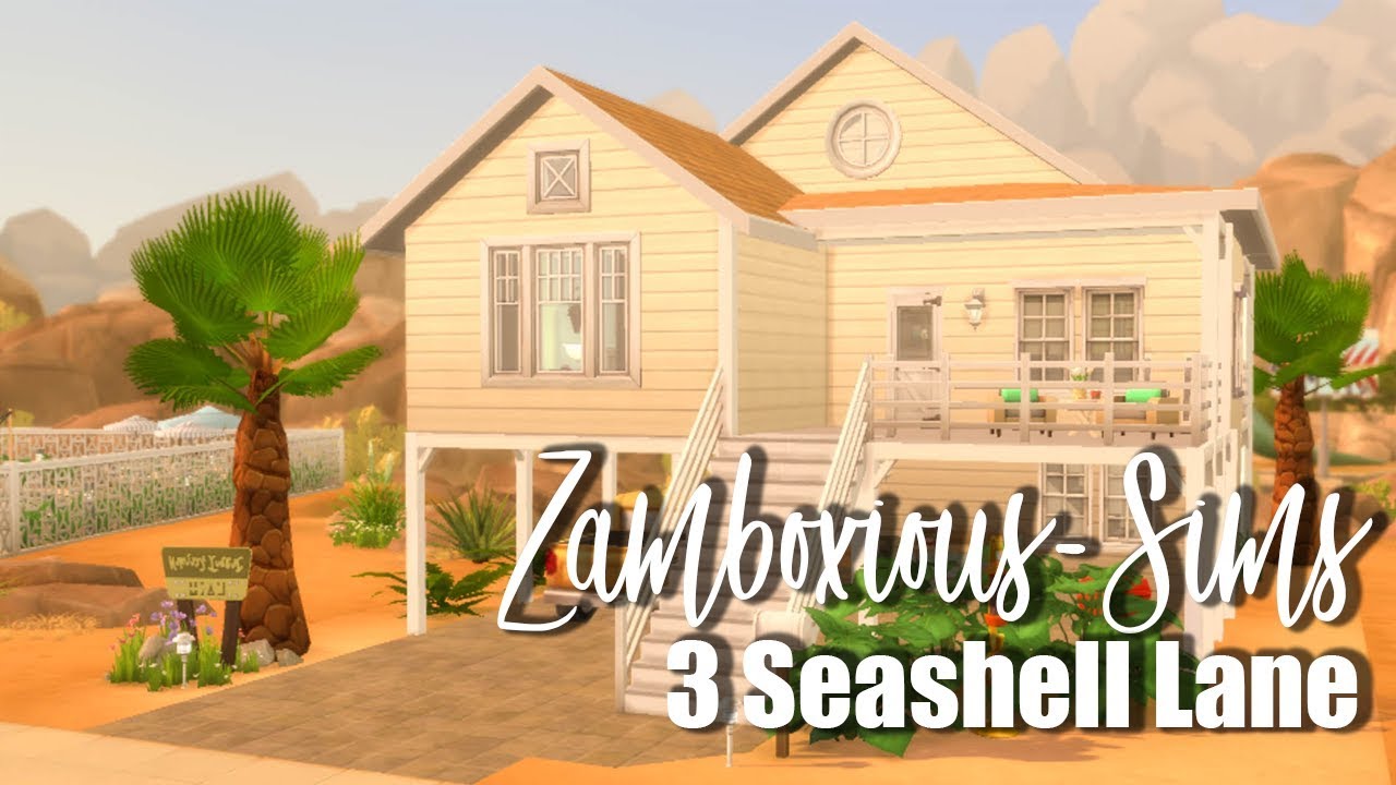 3 SEASHELL LANE | SIMS 4: SPEED BUILD (NO CC) - YouTube