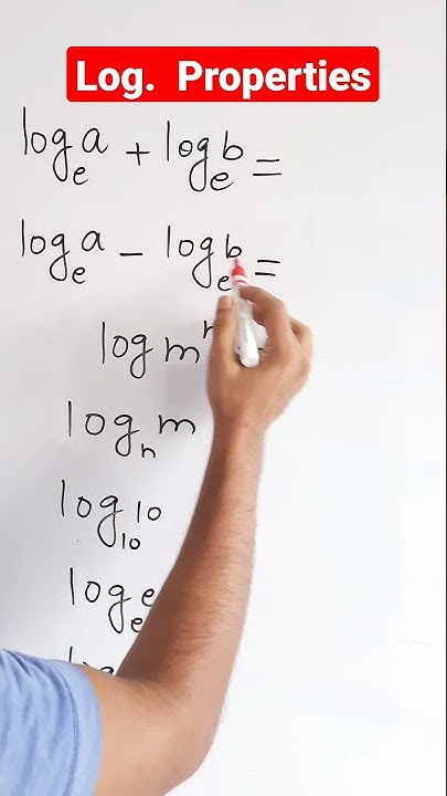 Logarithmic properties | Logarithm | Log | Basic Log | Basic maths The ...