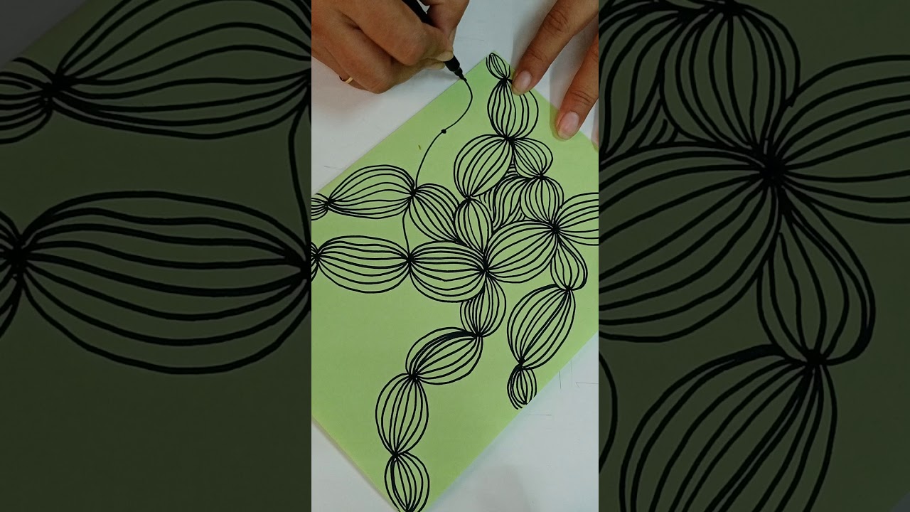 Free hand pattern - YouTube