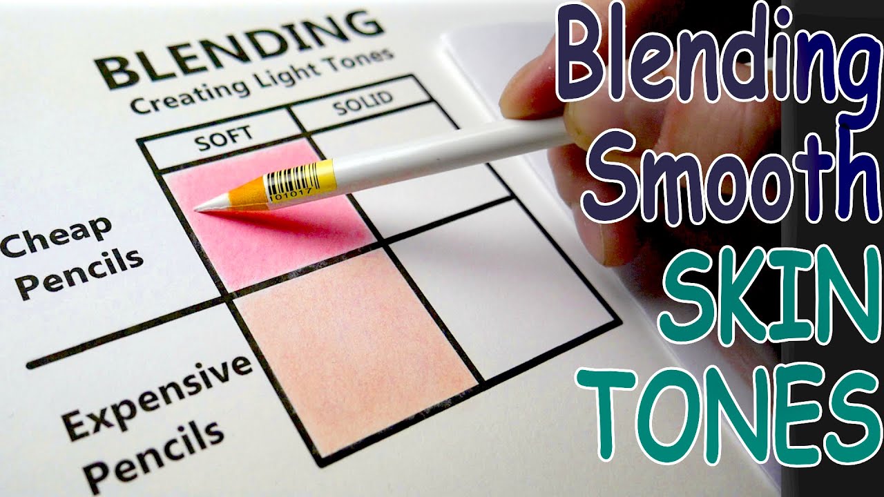 QUICK Method To BLEND SKIN TONES Smooth Lightly With Colored Pencils quick-method-to-blend-skin-tones-smooth-lightly-with-colored-pencils