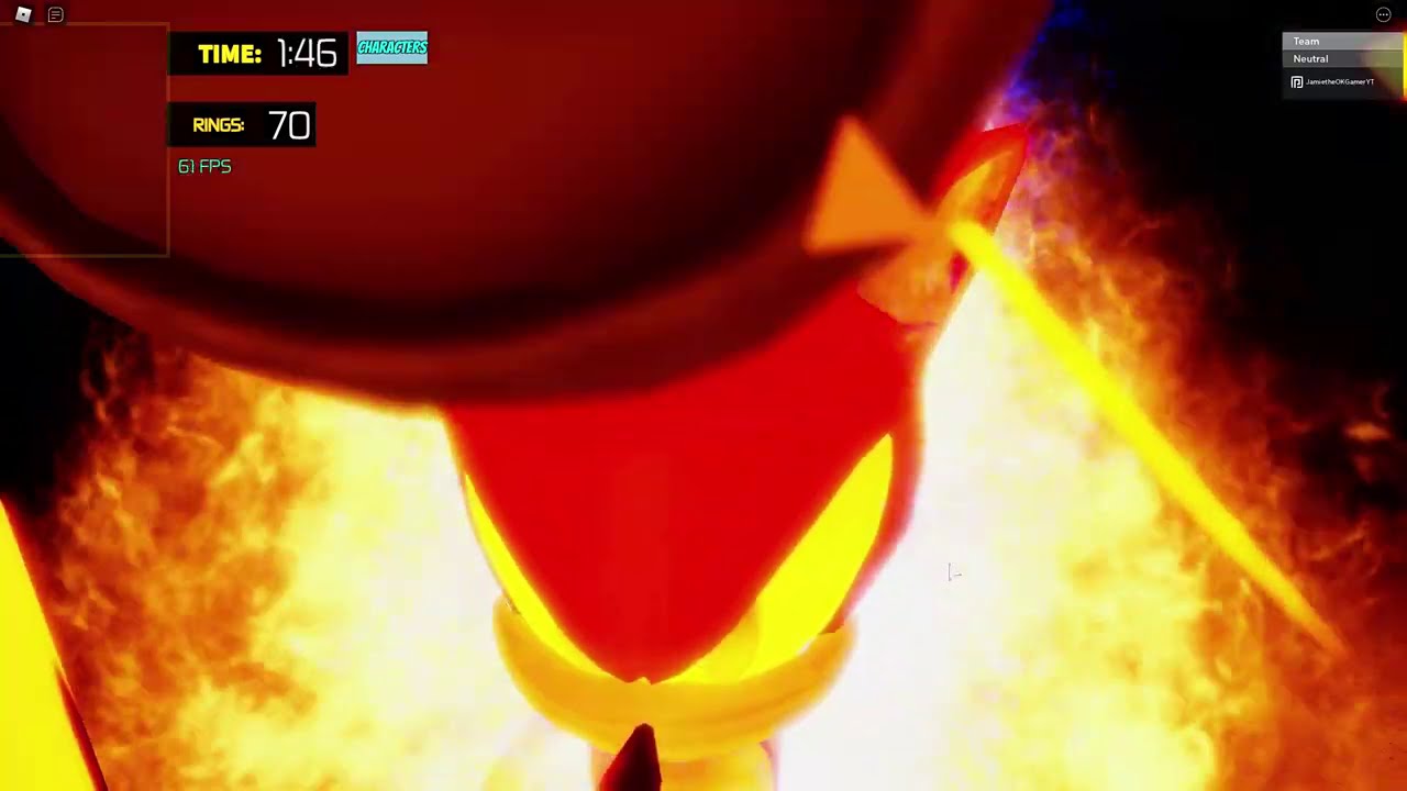SONIC ADVENTURE SPEED *Fire Sonic* Roblox - YouTube