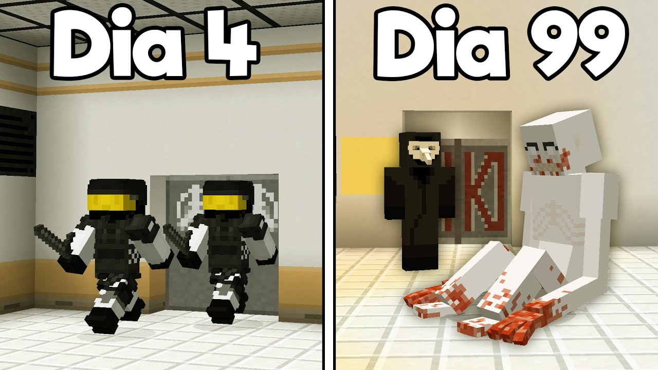 SOBREVIVENDO 100 COM SCP'S NO MINECRAFT O FILME - YouTube