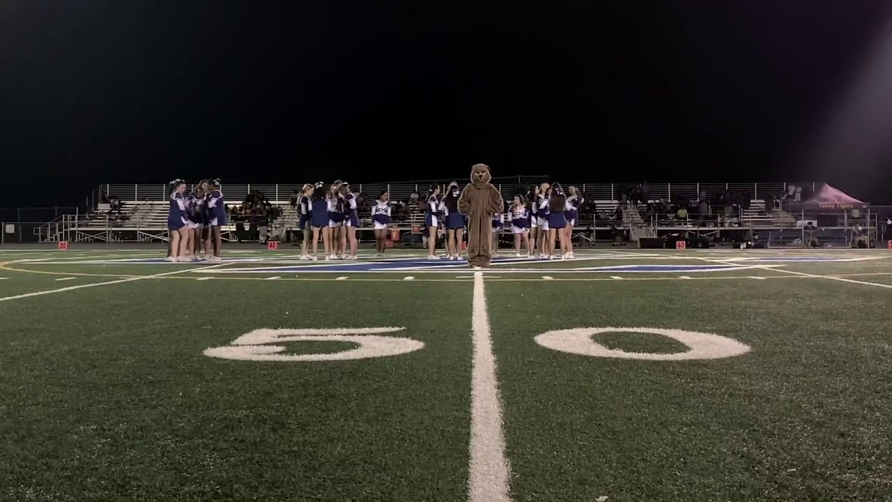 BCHS Varsity Cheer VS. Tokay - YouTube