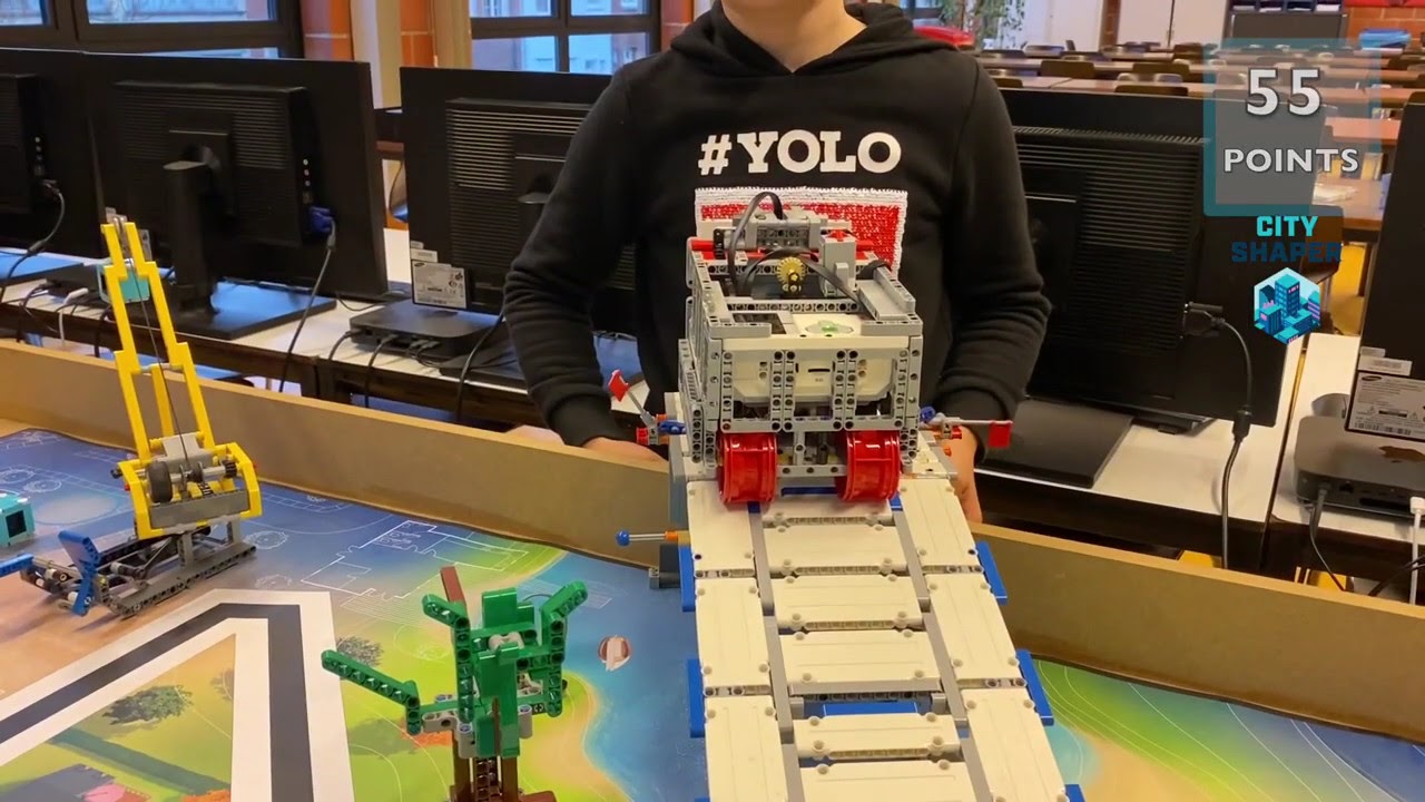 FLL City Shaper Entraînement 30/01/20 - Missions 1 + 6 - 55 pts - YouTube