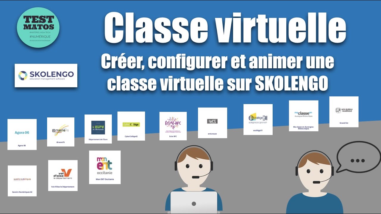 Créer une classe virtuelle sur l'ENT SKOLENGO ARSENE76 ENT 27 KDECOLE ...