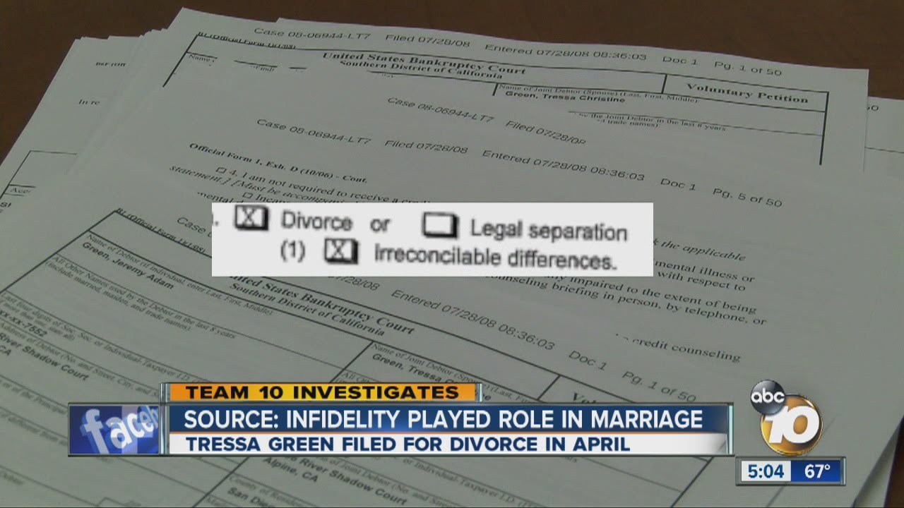 Source: Infidelity played role in marriage of Jeremy and Tressa Green ...