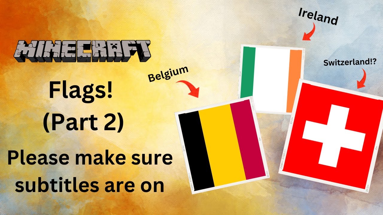 Flags In Minecraft (Part 2 turn on subtitles) Europe - YouTube