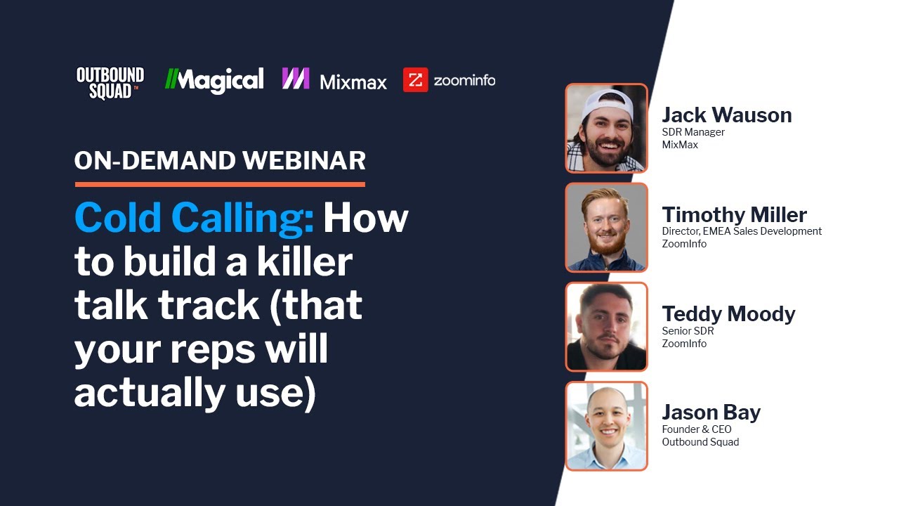 Cold Calling: How to build a killer talk track (that your reps will ...