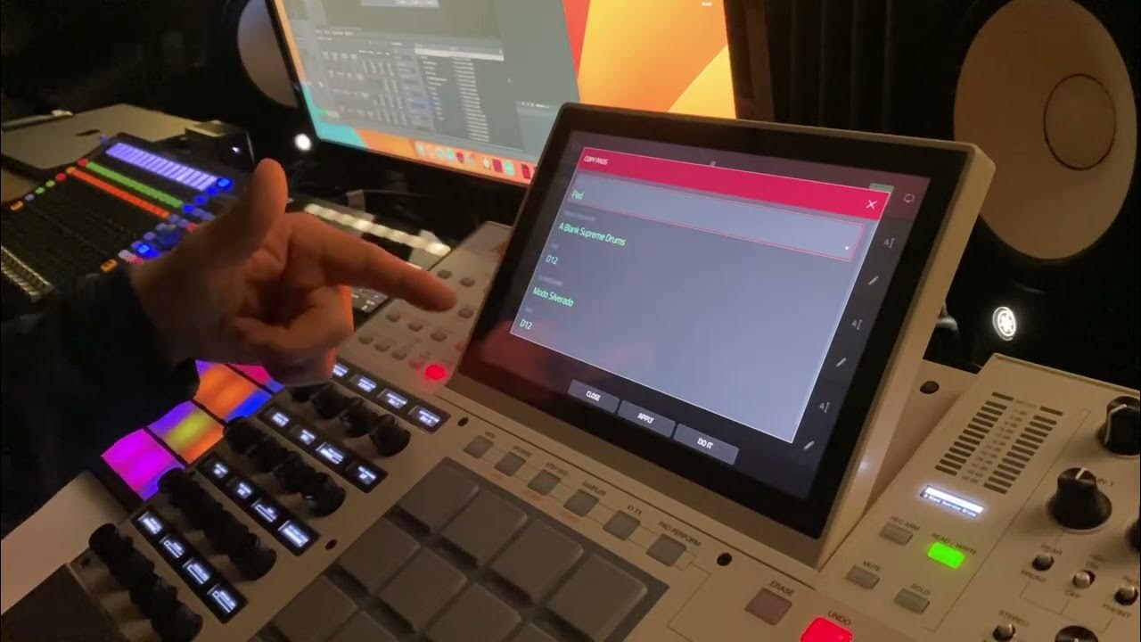 Akai MPC: Copy Kit Pad feature. - YouTube