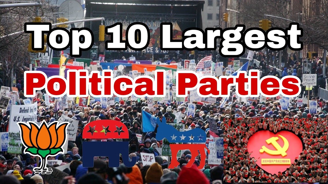 Top 10 Largest Political Parties In The World - YouTube
