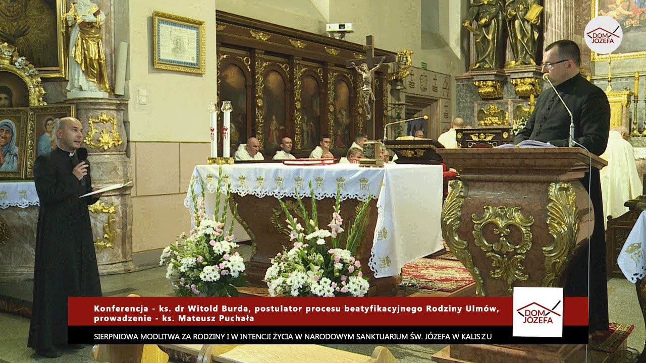 Konferencja - ks. dr Witold Burda, postulator procesu beatyfikacyjnego ...